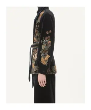 Valentino Garavani Beaded Velvet Overshirt