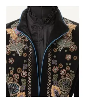 Valentino Garavani Beaded Velvet Overshirt