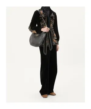 Valentino Garavani Beaded Velvet Overshirt