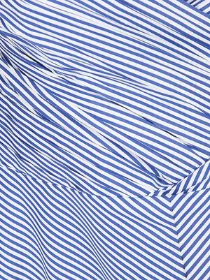 Ralph Lauren Sleeveless Pinstriped Maxi Dress