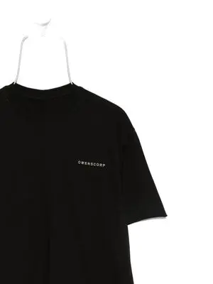 Rick Owens Logo Detail Raw-edge T-shirt