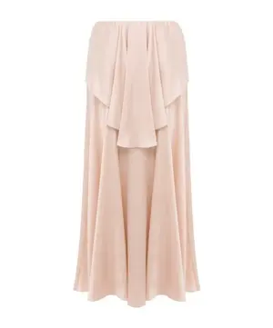 Chloé Chloé Layered Midi Skirt Rose Pink