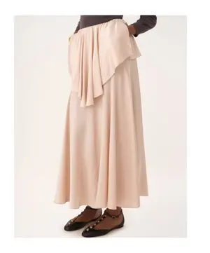 Chloé Layered Midi Skirt - Rose Powder