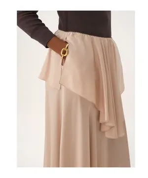 Chloé Layered Midi Skirt - Rose Powder