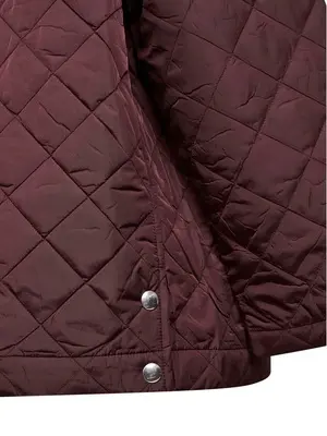 Prada Re-nylon Quilted Jacket With Velvet Collar