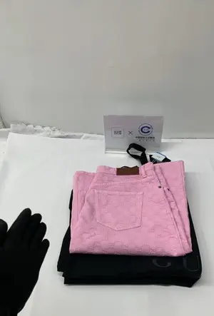 Gucci Gg Cotton Denim Jacquard Skirt