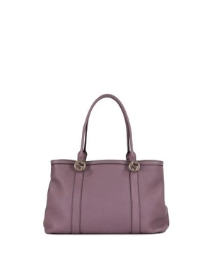 Gucci Logo Top Handle Handbag - Purple