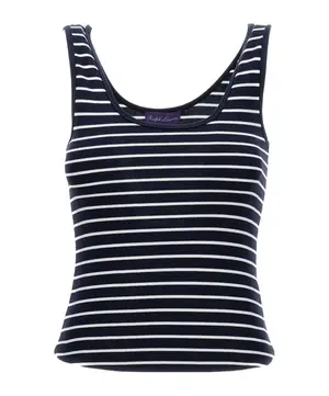Ralph Lauren Striped Ribbed Tank Top
