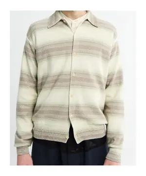Auralee Striped Shirt - White