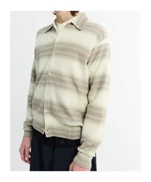 Auralee Striped Shirt - White