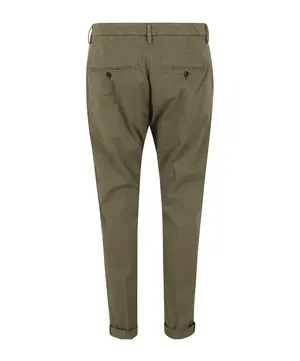 DONDUP Cuffed Trousers - Green