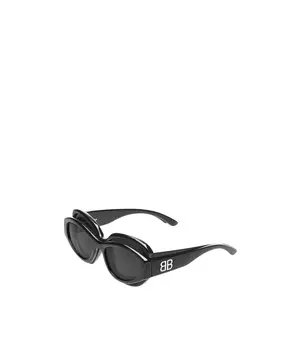 Balenciaga Superbusy Round Sunglasses
