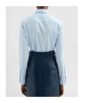 JIL SANDER Lightweight Poplin Shirt - Sky