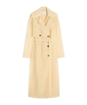 Sportmax Belted Buttoned Trench Coat