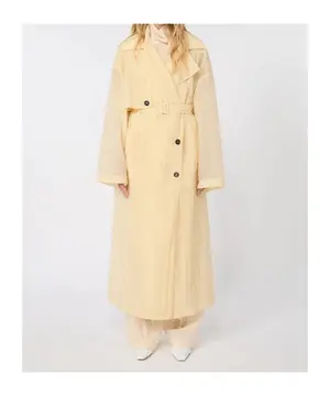 Sportmax Belted Buttoned Trench Coat