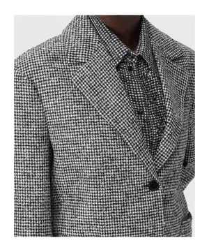 Ermanno Scervino Single-breasted Houndstooth Blazer