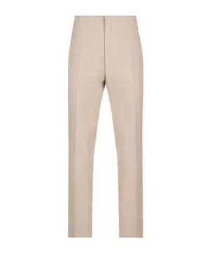 Zegna Elastic Waist Linen Pants