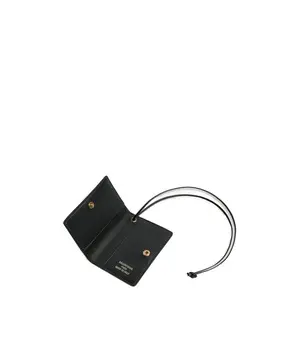 Balenciaga Crest Print Card Holder Wallet