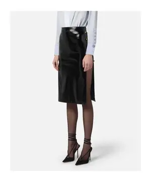 Elisabetta Franchi Button Detailed Midi Skirt