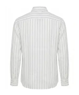 Brunello Cucinelli Striped Shirt - White
