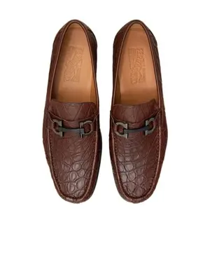 FERRAGAMO Gancini Ornament Moccasins