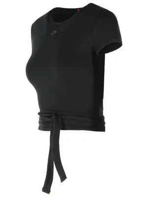 DIESEL® Bunny Tail S-1" T-shirt With Oval D Logo Detail - No