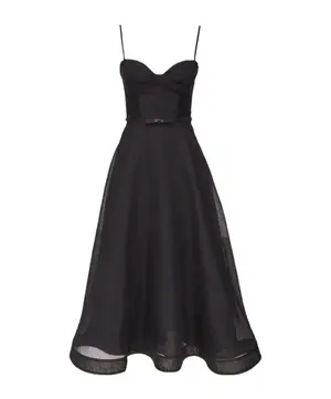 Zimmermann Luna Structured Midi Dress