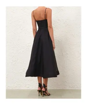 Zimmermann Luna Structured Midi Dress
