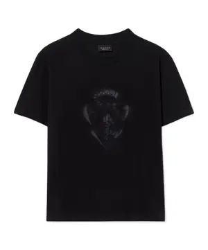 Gucci Cotton Jersey T-shirt With Crest Detailing