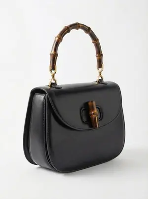 Gucci Bamboo 1947 Medium Bag - Black
