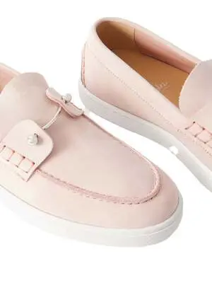 CHRISTIAN LOUBOUTIN Round Toe Casual Slip-on Loafers