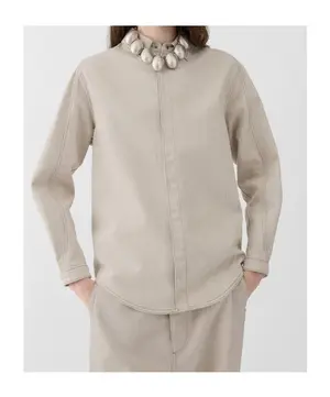 Jacquemus Amelo De-nîmes Denim Shirt - Light Beige