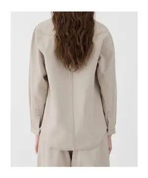 Jacquemus Amelo De-nîmes Denim Shirt - Light Beige