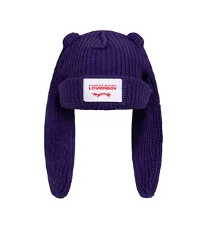 CHARLES JEFFRREY LOVERBOY Charles Jeffrey Loverboy Rabbit Beanie - Purple