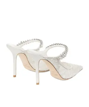 JIMMY CHOO Bing 100 Embellished Mules