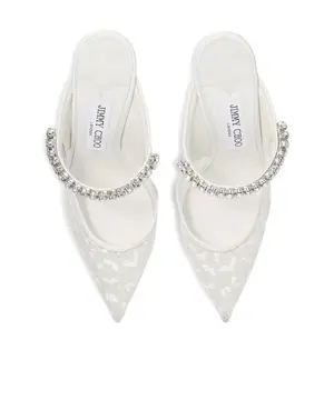 JIMMY CHOO Bing 100 Embellished Mules