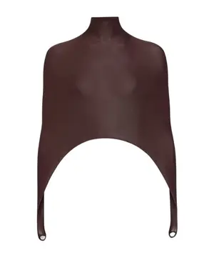 Alaïa Second-skin Tension Top - Red