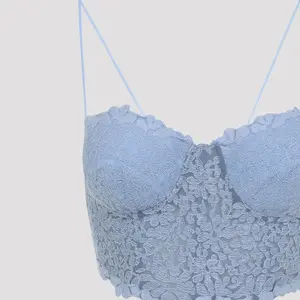 Ermanno Scervino Strapless Lace Bustier Top