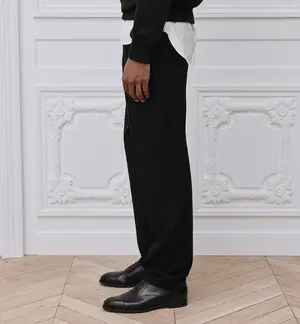 Dior Tailored Track Pants With Elasticated Waistband - Black