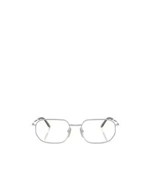 Prada Irregular Frame Eyeglasses - Silver