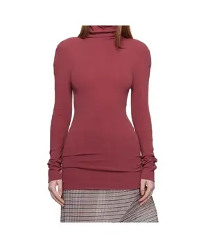 Issey Miyake High-neck Long-sleeve Knitwear - No