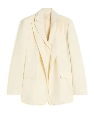Sportmax Tenuta Long-sleeved Blazer - Light Yellow