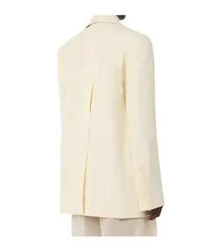 Sportmax Tenuta Long-sleeved Blazer - Light Yellow
