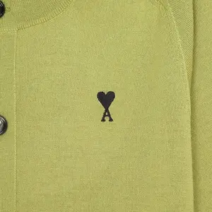 AMI Paris De Coeur Crewneck Cardigan
