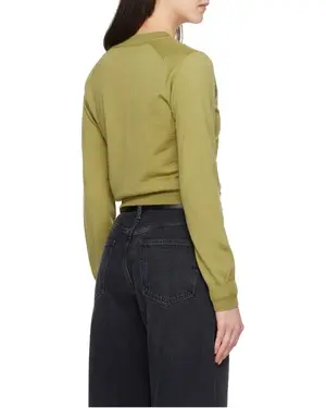 AMI Paris De Coeur Crewneck Cardigan