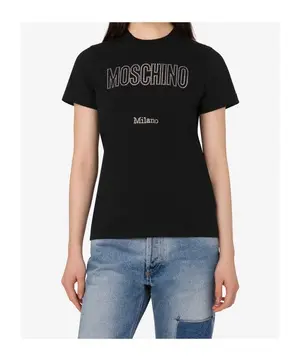 Moschino Embellished Cotton T-shirt
