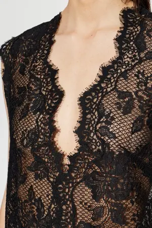 Dolce & Gabbana Sleeveless Lace Dress