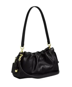 COACH Logo Quilted Leather Shoulder Bag