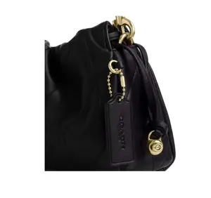 COACH Logo Quilted Leather Shoulder Bag