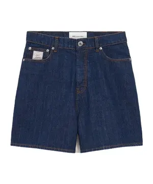 Ami Heritage Label Denim Shorts